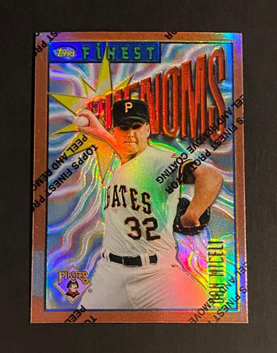 Dan Miceli 1996 Topps Finest Refractor #15 w/ coating Pittsburgh ...
