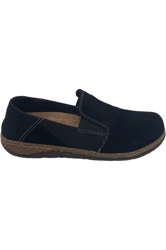 Earth Origins Suede Patchwork Slip-Ons Erica Black | eBay