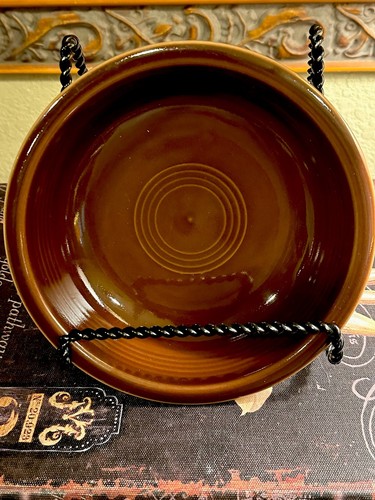 FIESTA/FIESTAWARE-7” Cereal Bowl-CHOCOLATE BROWN-Homer Laughlin-FREE ...