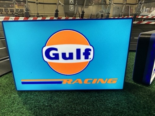 Gulf Racing Digital LED light box Signboard Custom Slot Car Sign | eBay