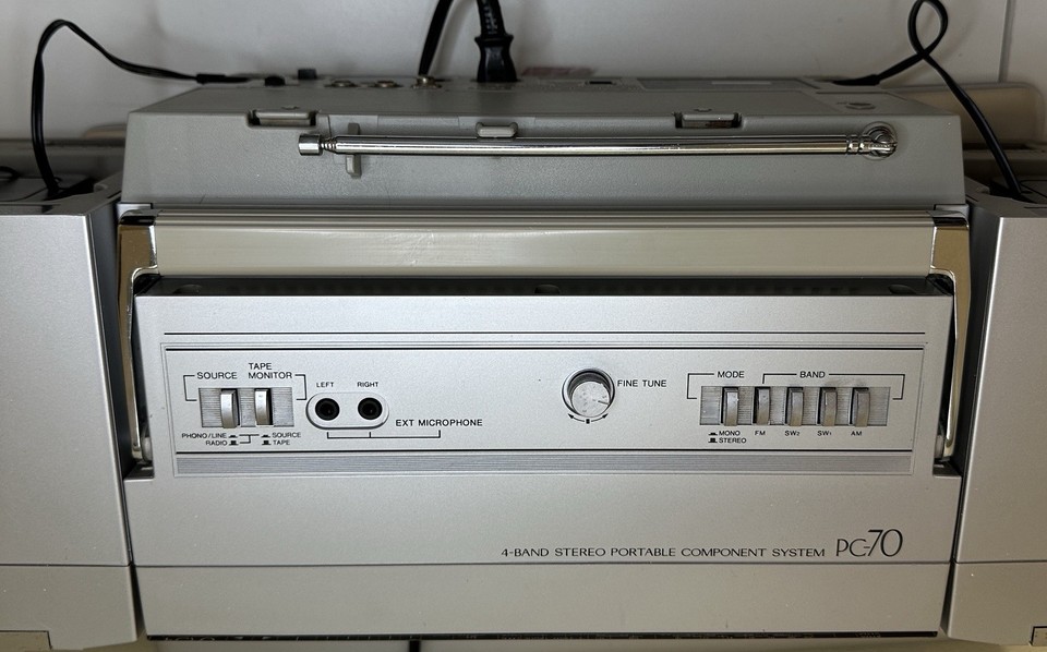 Vintage JVC PC-70 Stereo AM/FM/SW1/SW2 Radio Cassette Boombox | eBay