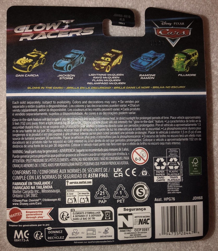 Disney Pixar Cars Glow Racers Wingo Diecast Vehicle New 2025 Release | eBay