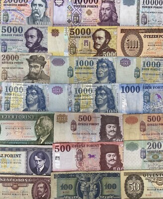 HUNGARIAN FORINT / PENGO BANKNOTES - CHOICE OF NOTE & STYLE - HUNGARY ...