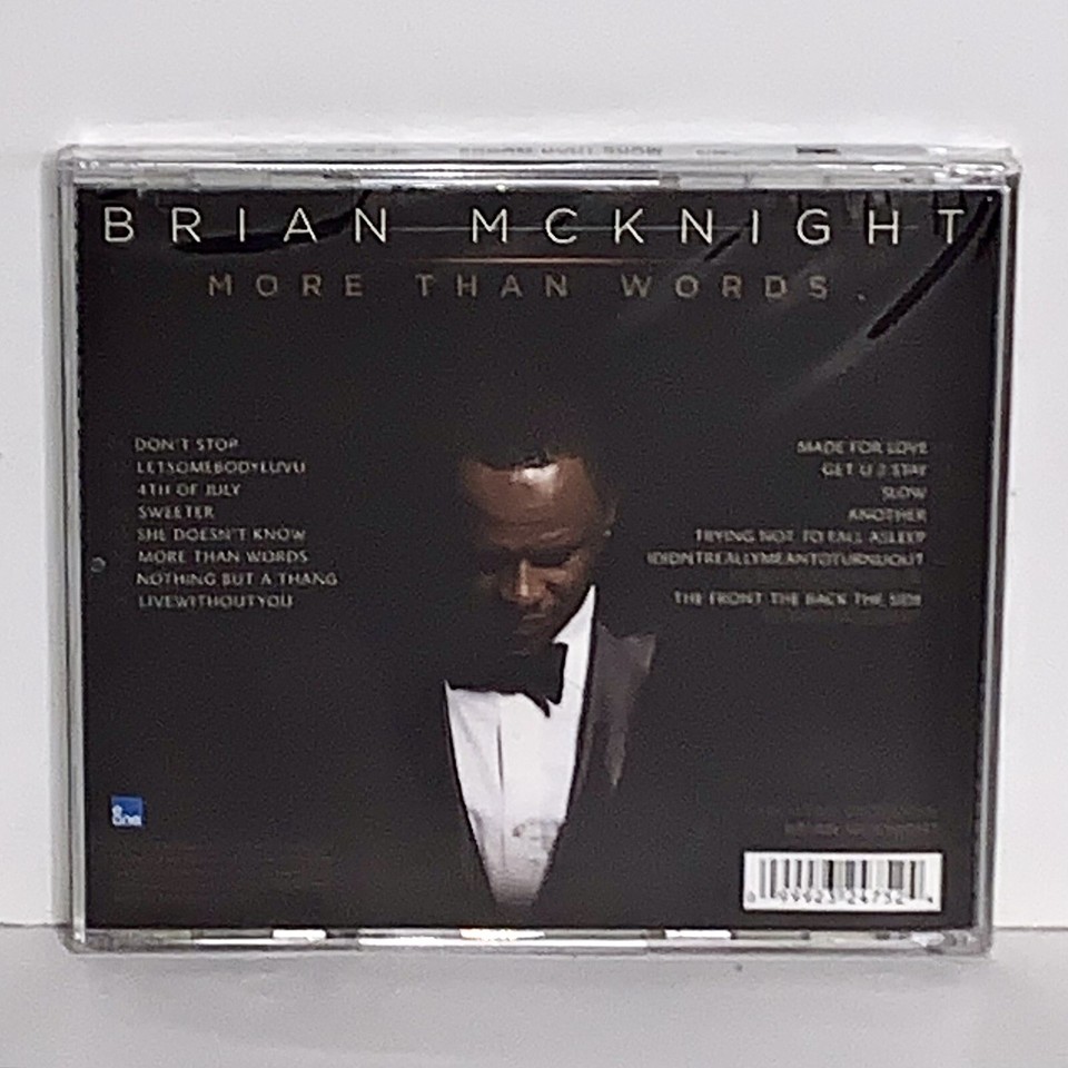 Factory Sealed (shrink wrapped) More Than Words by Brian McKnight CD ...