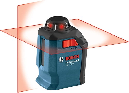 Bosch GLL2-20-RT 65ft Self-Leveling 360 Degree Horizontal Cross Line ...