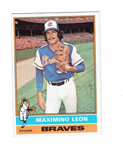 Maximo Leon Atlanta Braves Pitcher #576 #Baseball Card | eBay