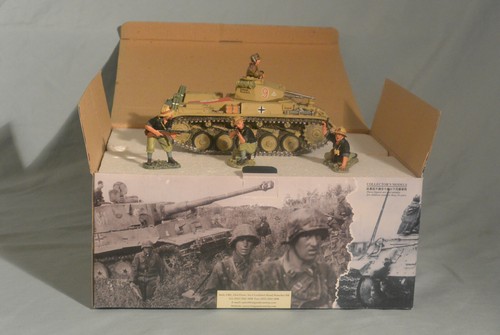 KING & COUNTRY AFRIKA KORPS AK030 PANZER II TANK SET WITH 4 FIGURES | eBay