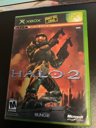 Halo 2 Original XBOX Video Game (Disc, Manual, & Case) | eBay