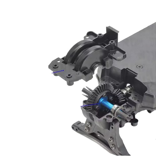 TAMIYA XV02 TT02 1/10 RC Car Front Differential Lock Spool with Gear ...