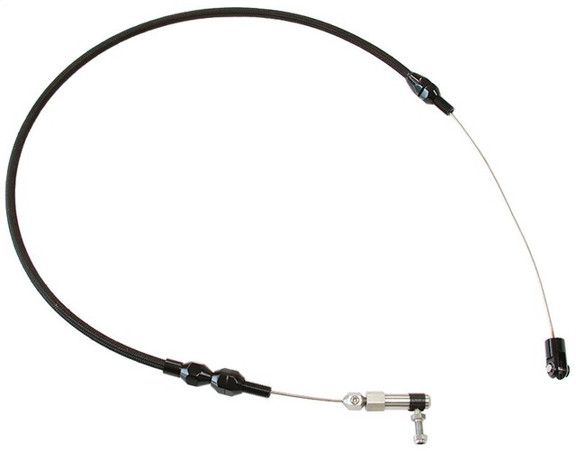 Aeroflow Stainless Steel Throttle Cable 60 Inch Length Black (af42 ...