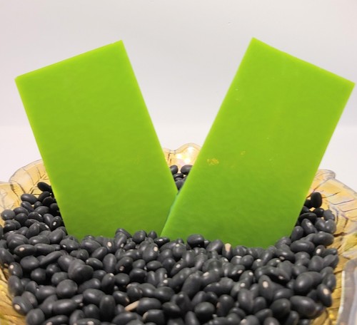 Fusible Sheet Glass - Spring Green Opalescent - Coe 90 Fusable -Double ...