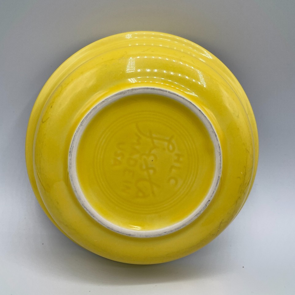 Fiestaware Sunflower Yellow Color 6 3/4" Cereal Bowl Homer Laughlin ...