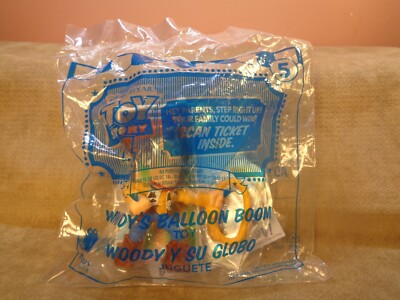 2019 McDonalds TOY STORY 4 Toy WOODY'S BALLOON BOOM #5 NIP (MD39) | eBay