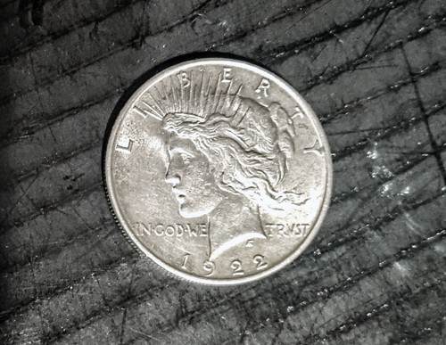 1922 United States Liberty Peace $1 Dollar Coin, 90% Silver, 38.1mm, KM ...
