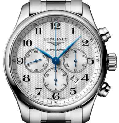 Longines Master Collection Chronograph 44mm Silver dial L2.859.4.78.6 ...