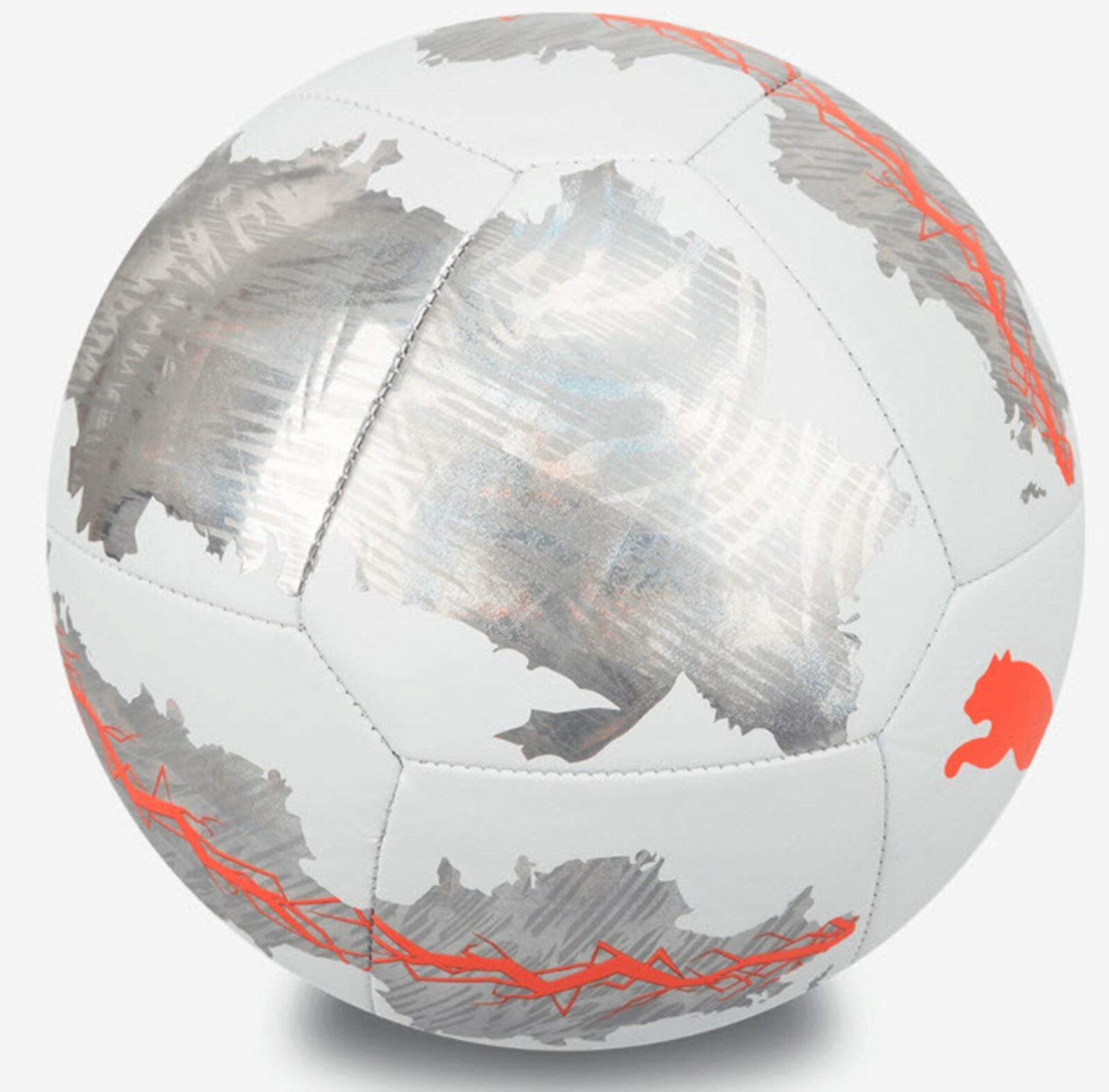 PUMA SPIN Round Soccer Ball White Football Futsal Training SZ5 Balls ...