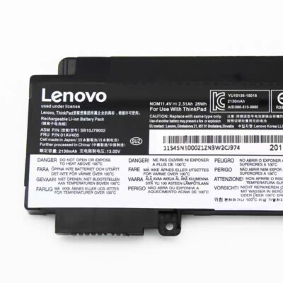 Genuine 00HW024 00HW025 01AV405 01AV406 Battery For Lenovo ThinkPad ...