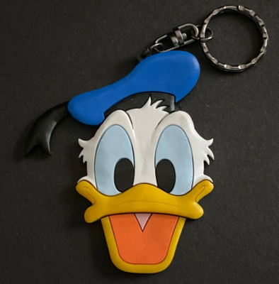 DONALD DUCK Keychain Key Ring Chain Rubber Head Not Disney Pin 0 | eBay