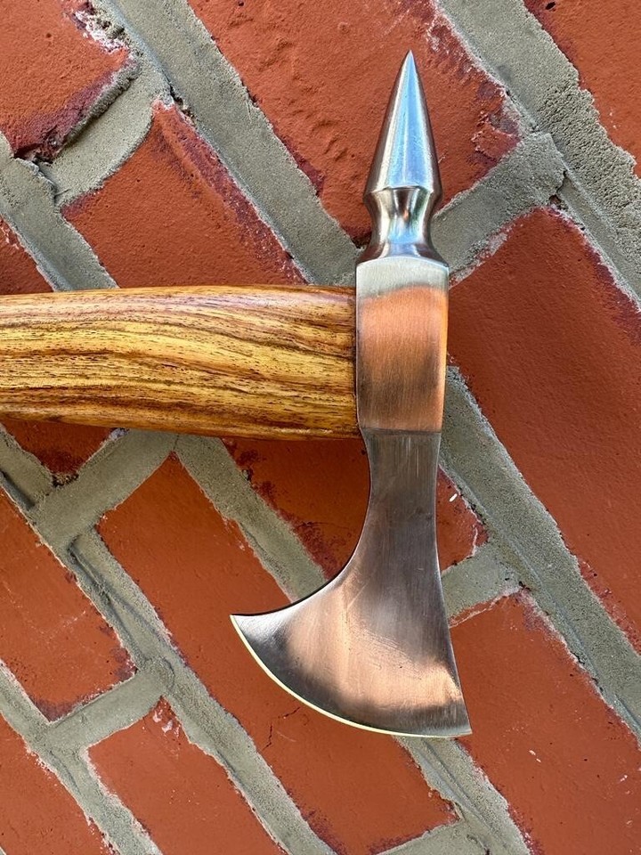 High Polish Carbon Steel TOMAHAWK HATCHET AXE INTEGRAL Spike Head ...