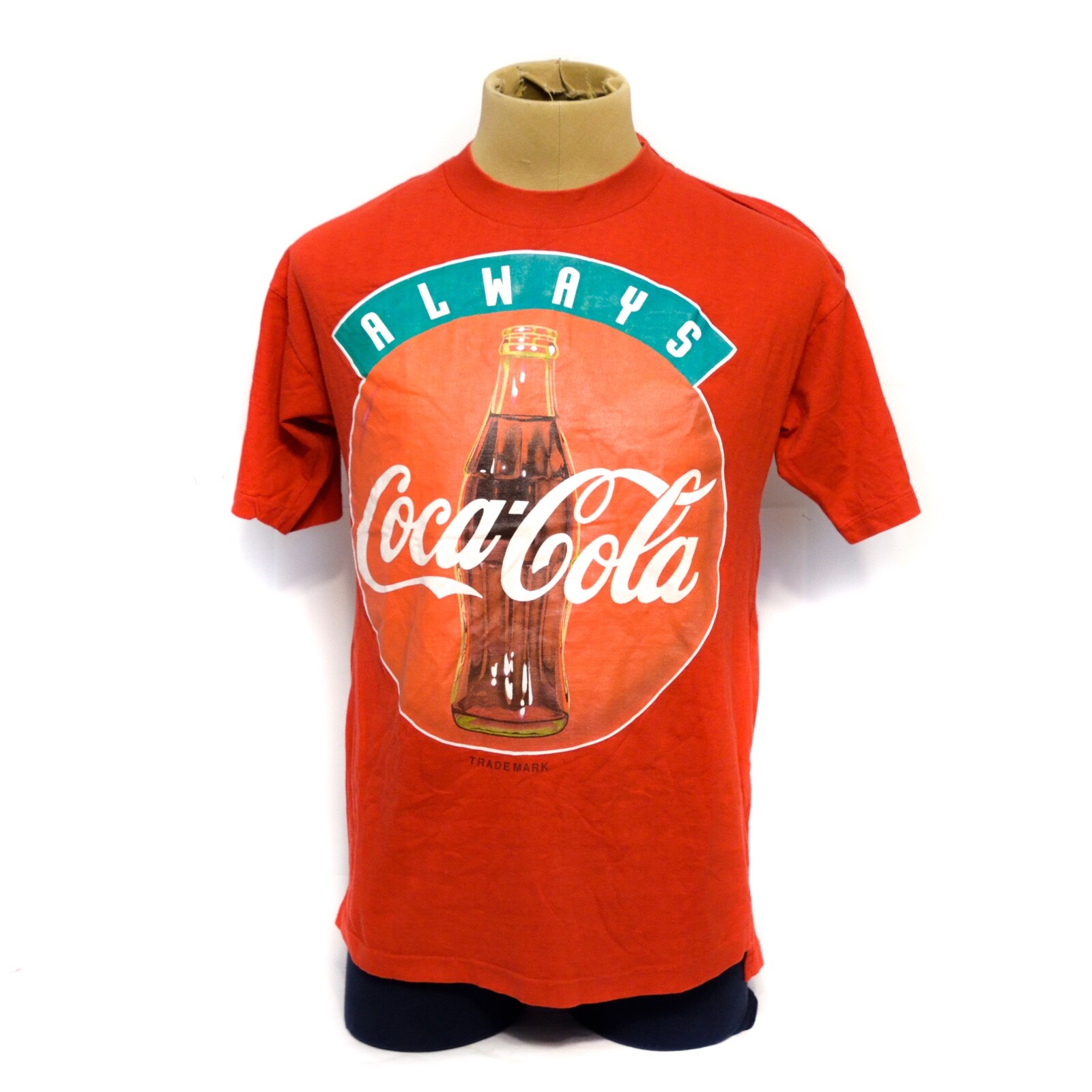 Always Coca Cola Red T-Shirt Single Stitch Coke Large… - Gem