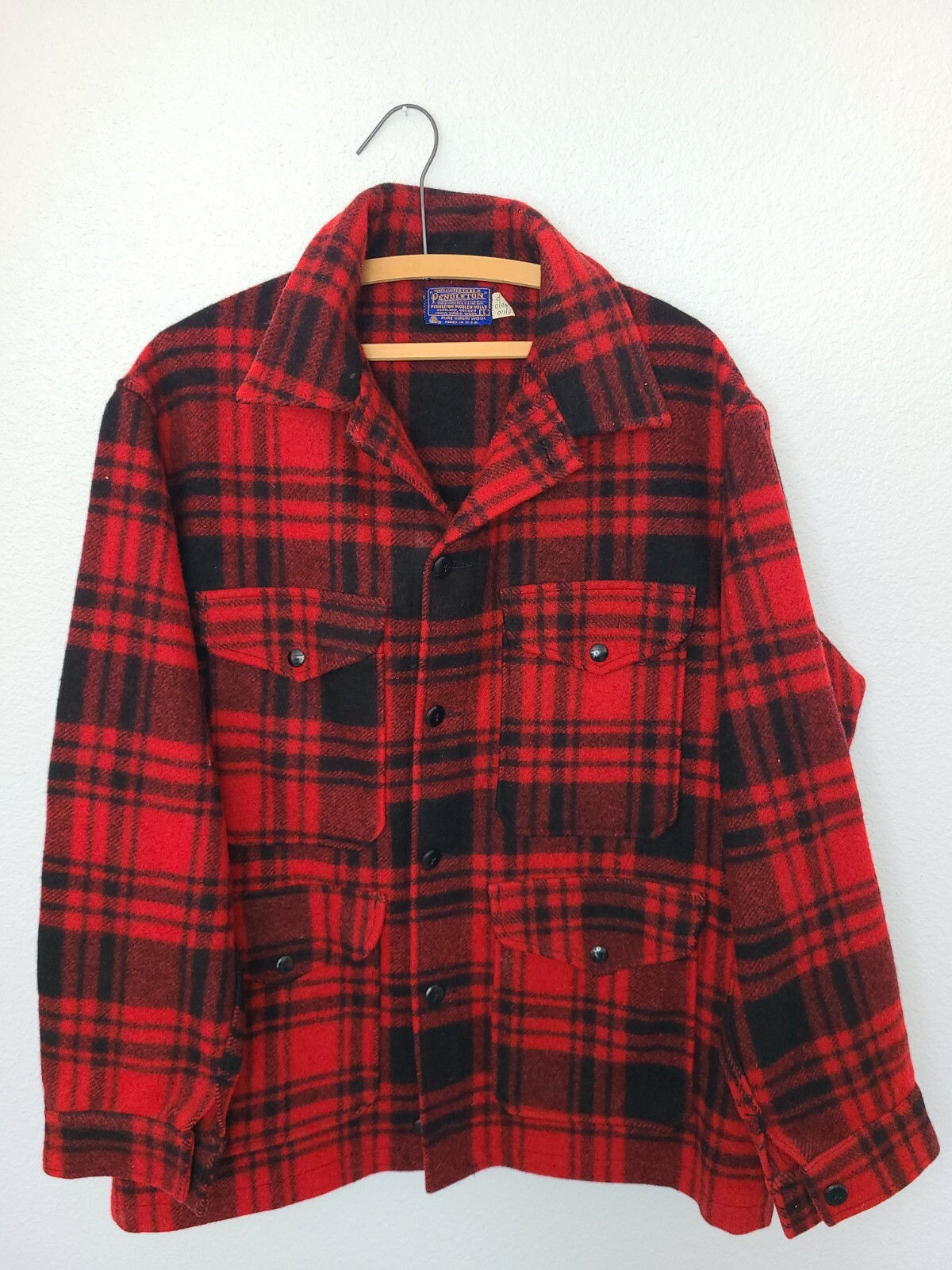 Rare Vintage Pendleton 49er Coat, 4 Pocket, Buffalo … - Gem