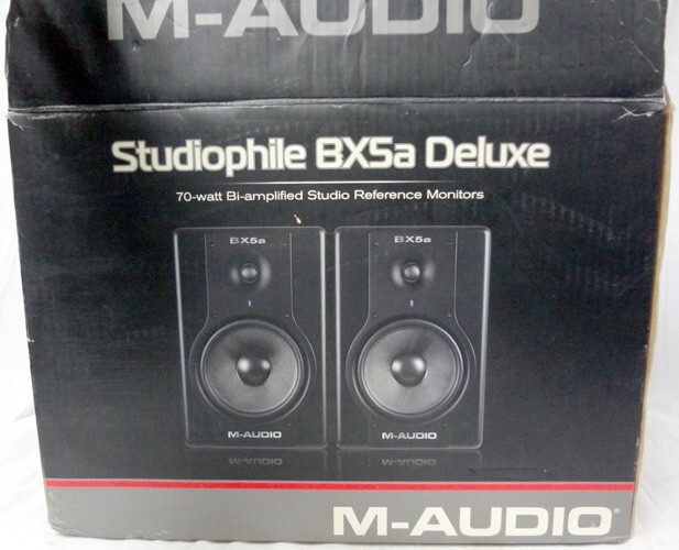 Pair of M-Audio Studiophile BX5A Deluxe Studio Monitor Speakers w ...