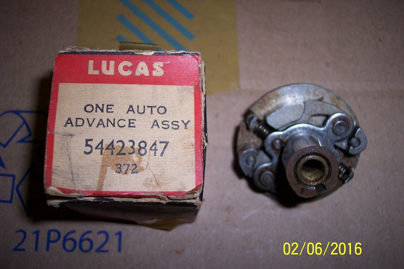 NOS Lucas Auto Advance #54423847, BSA, ET Ignition, CCW B1084 | eBay
