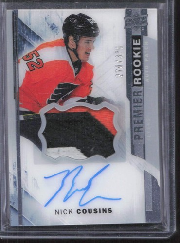 2015-16 Upper Deck Premier #97 Nick Cousins Rookie Auto Patch /375 | eBay