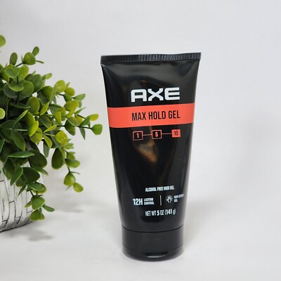 Axe Max Hold Gel Level 10 ~ 12-Hour Lasting Control Non-Sticky Alcohol ...