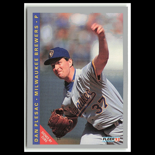 Dan Plesac #633 1993 Fleer Milwaukee Brewers Baseball Card MLB NM | eBay