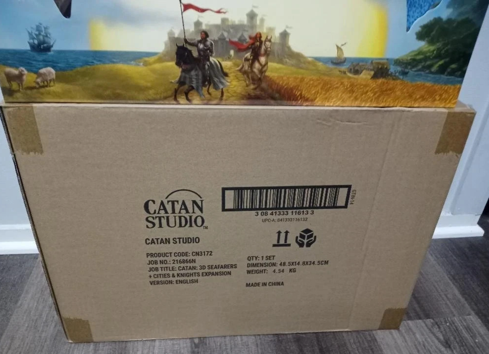 NEW KLAUS TUEBER CATAN FACTORY SEALED 3d Seafarer Cities Knights RPG ...