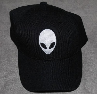 Alienware Official Embroidered Alien Logo Black Baseball Cap Hat ...