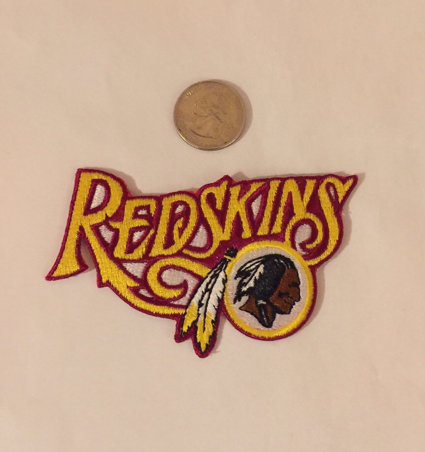Washington Redskins Vintage NFL Embroidered Iron On Patch 3.5" x 2.5 ...