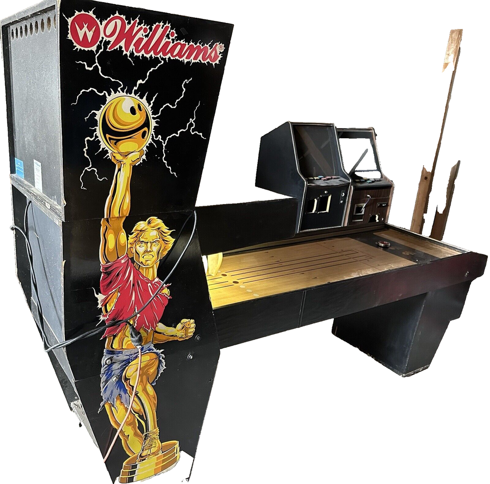 Williams Shuffle Alley working STRIKE MASTER Puck Bowler | eBay