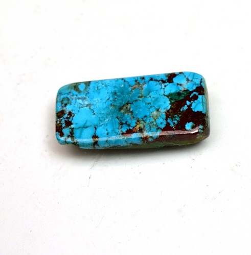 Natural Blue Bisbee Turquoise With Brown Webbing 8.2 Ct Certified Loose ...