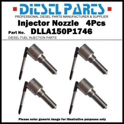 Mitsubishi Fuso 4M50-TE 4x Injector Nozzle DLLA150P1746 | 0445120090 ...