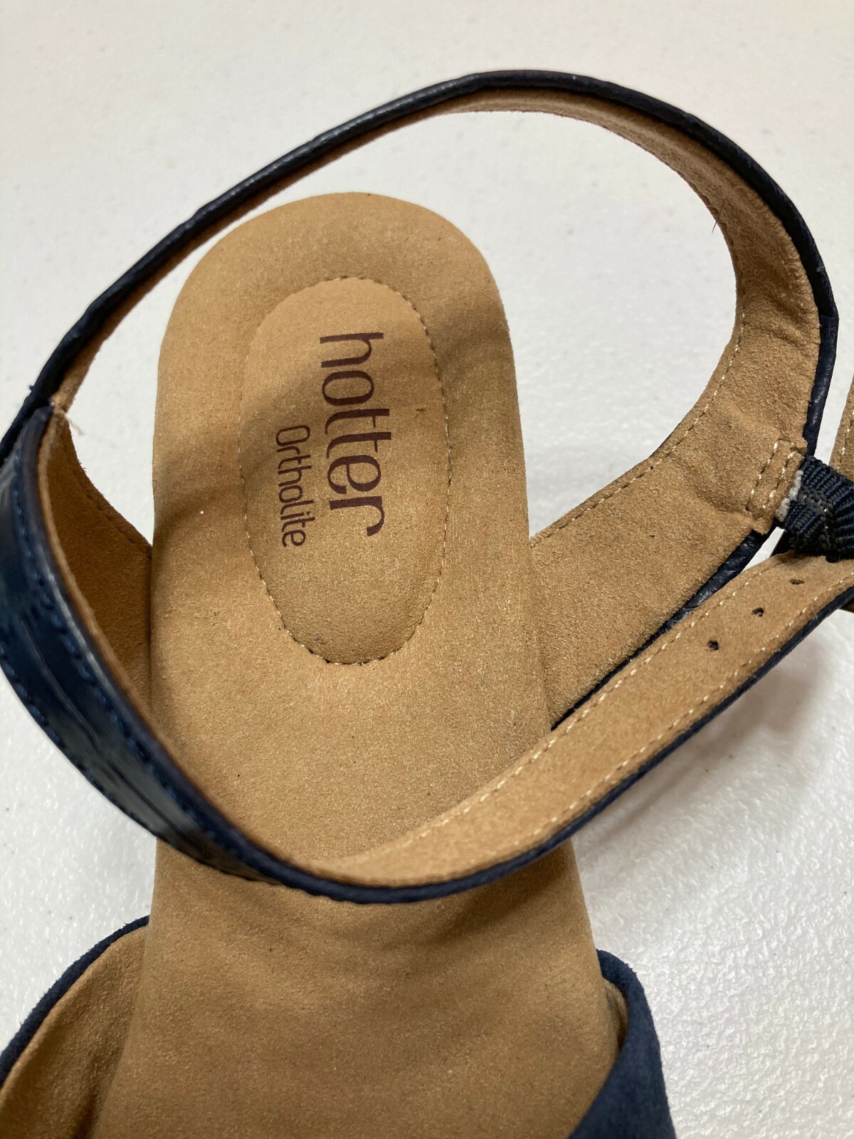 New Hotter Ortholite Indigo Croc (Blue) Java Sandals, Size: 6 1/2 | eBay