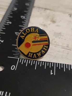 Vintage Aloha HAWAII Pin Japan Hawaii Flags Pin see pictures py | eBay