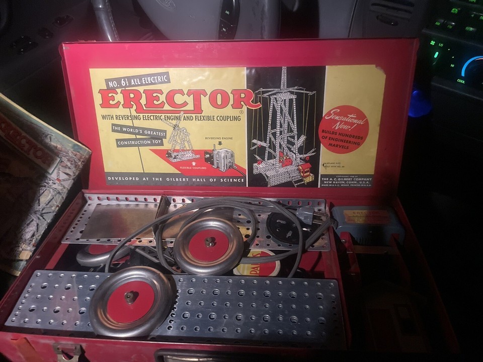 No. 61 Erector Vintage Set Complete | Working Motor Never Been Used | eBay