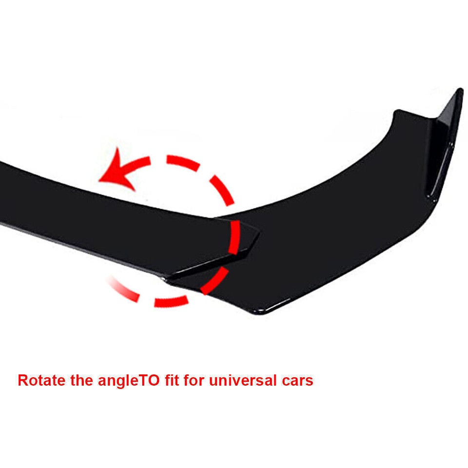 For Infiniti G37 X Sedan Front Bumper Lower Lip Spoiler Splitter Body ...