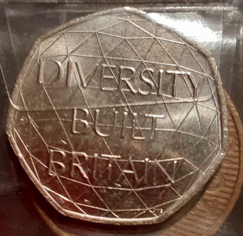 Super Rare Diversity Built Britain 50p Fifty Pence Coin Collectors 2020 ...