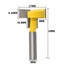 1pcs 8mm Shank T-Slot & T-Track Slotting Router Bit Woodworking Milling ...
