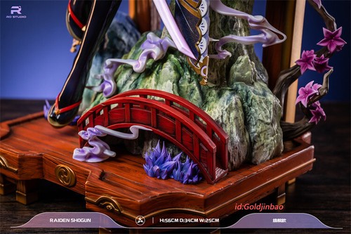 RO Studio Genshin Impact Raiden Shogun Resin Statue 1/4 Scale In Stock ...