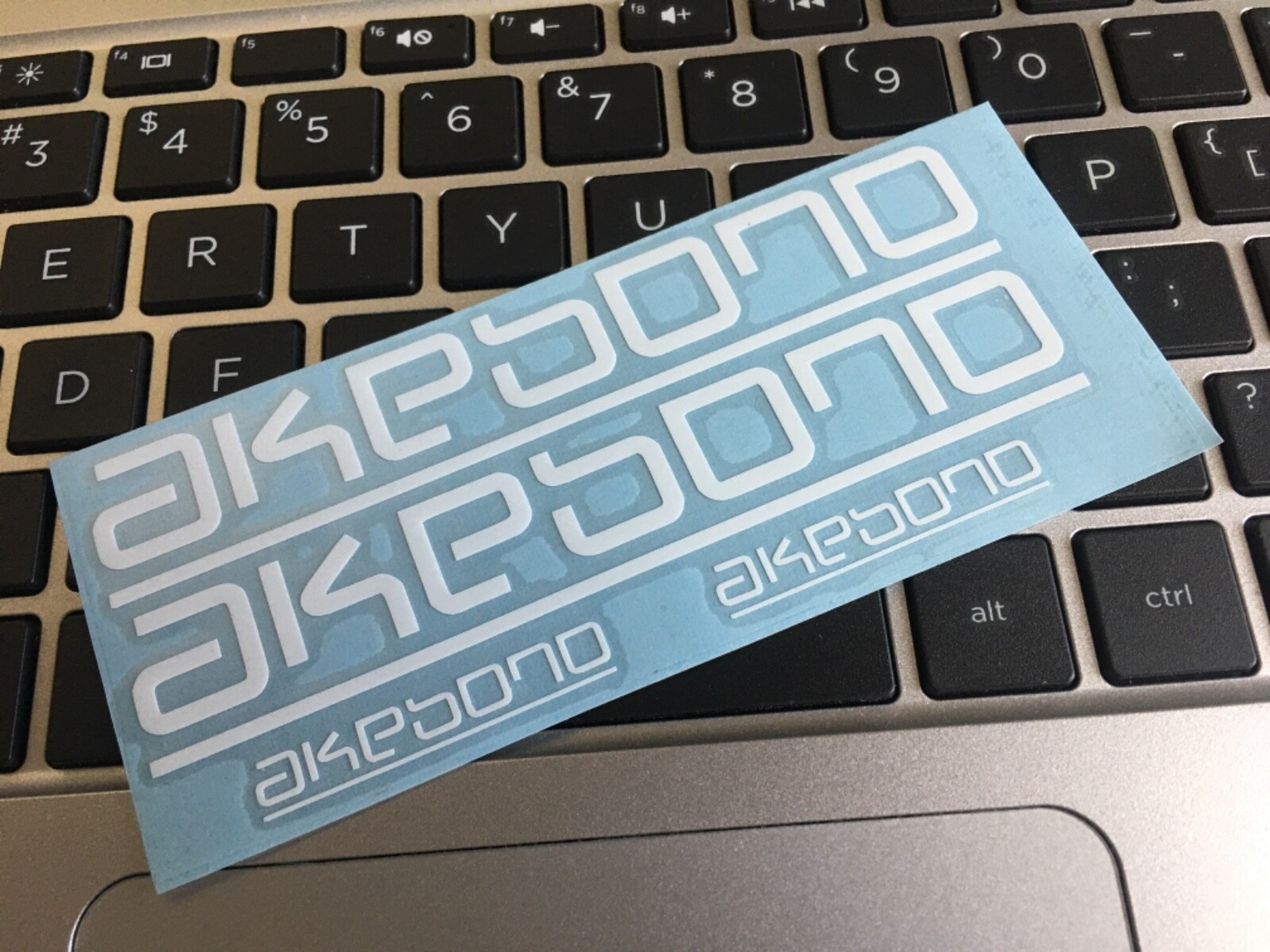 For Akebono brakes 4 AKEBONO Brand Brake Caliper WHITE DECAL Sticker | eBay