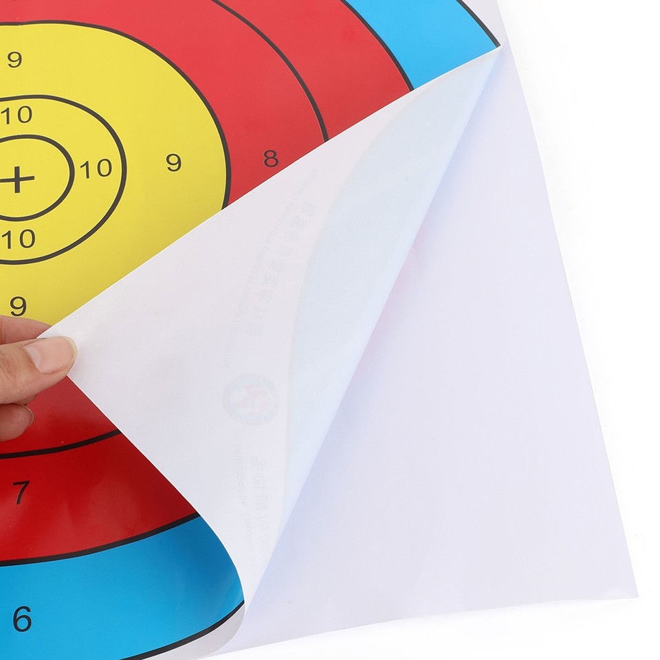 10X Archery Target Papers 40*40cm Adhesive Arrow Bow Shooting Hunting ...