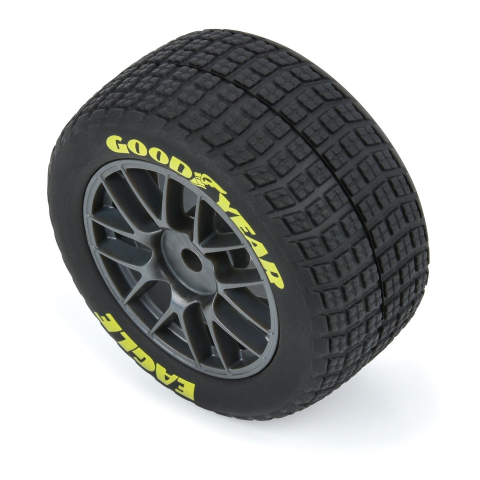 Pro-Line Racing Goodyear Eagle Dirt Tire F/R MTD Grey for Losi NASCAR ...