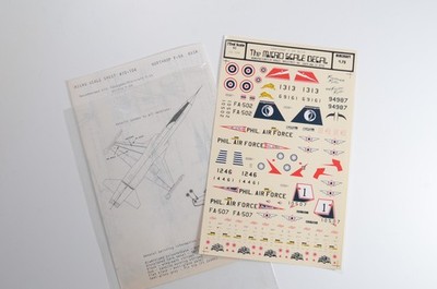 Microscale 1/72 Asian Northrup F-5A Decal - 72-104 | eBay