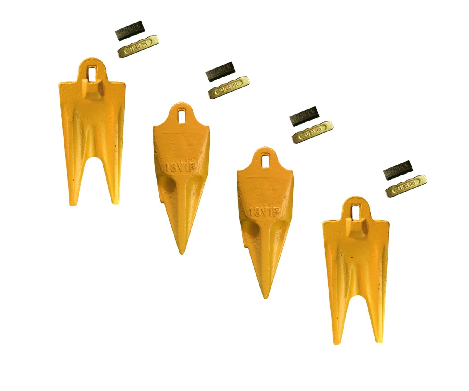 4 - 18TVIP, 18VIP Rock Tooth Combo w Pins/Locks | eBay