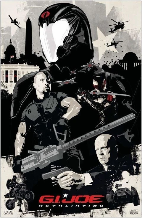 Dwayne Johnson Gi Joe Movie Poster