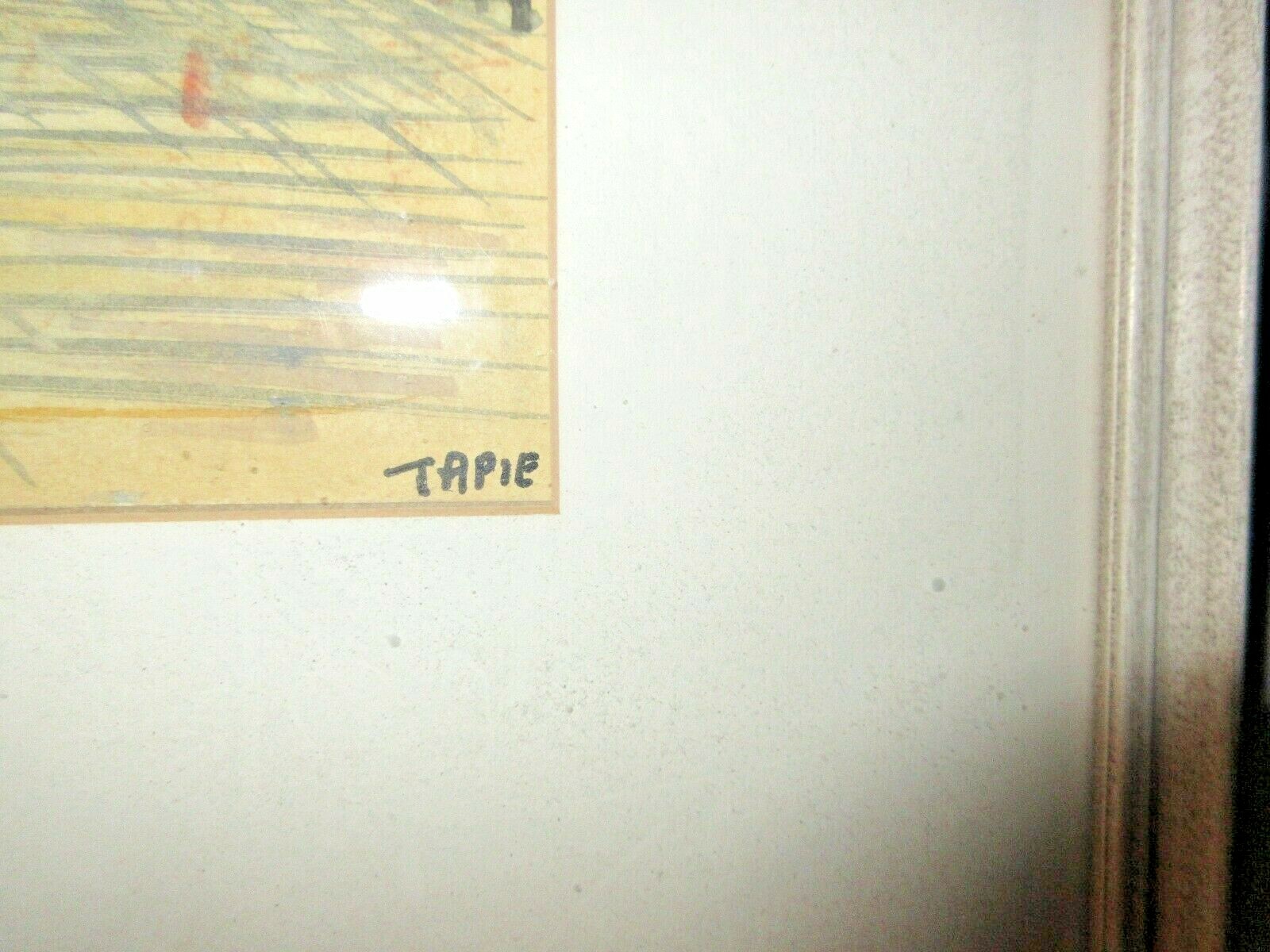 FRENCH ARTIST MICHEL TAPIE' 1909- 1987 WATER COLOR CITYSCAPE | eBay